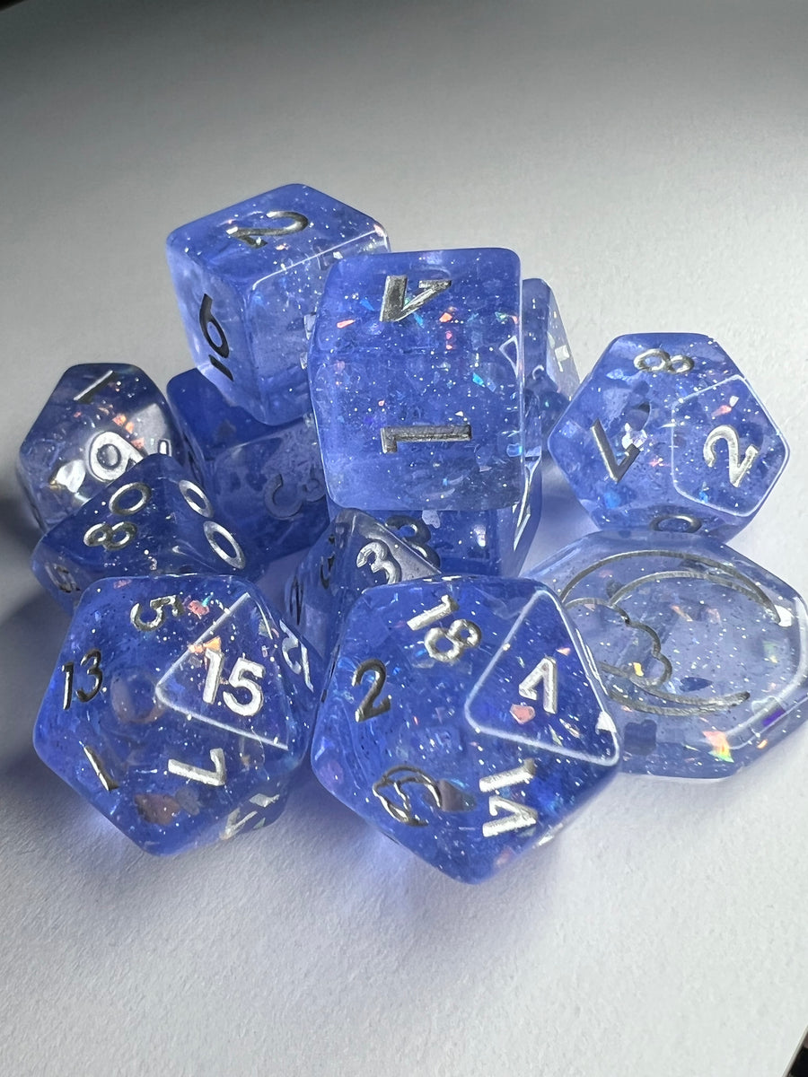 Love Bite 12 pc Resin Dice Set – Dark Moon Dice